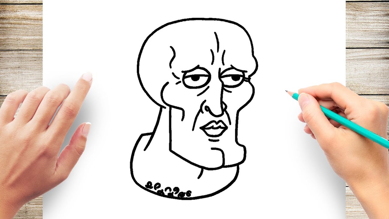 How To Draw Meme Squidward