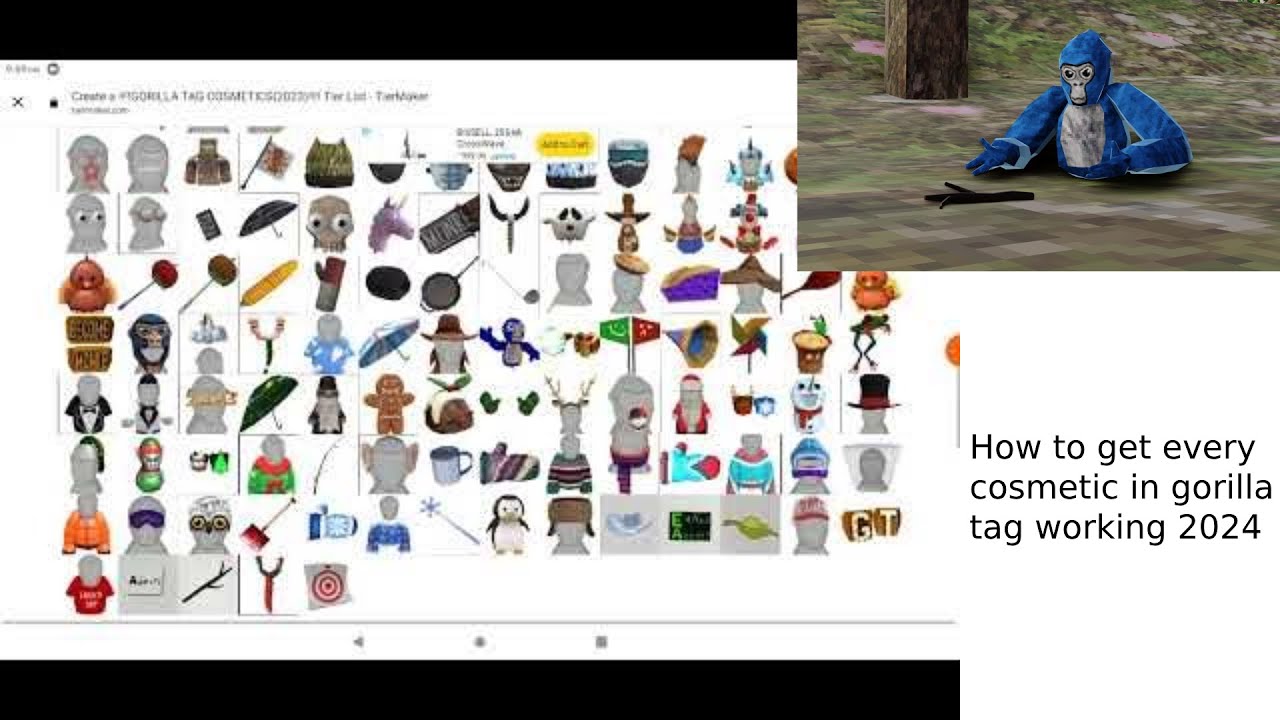 How To Get Every Cosmetic In Gorilla Tag Working December 2024 Youtube