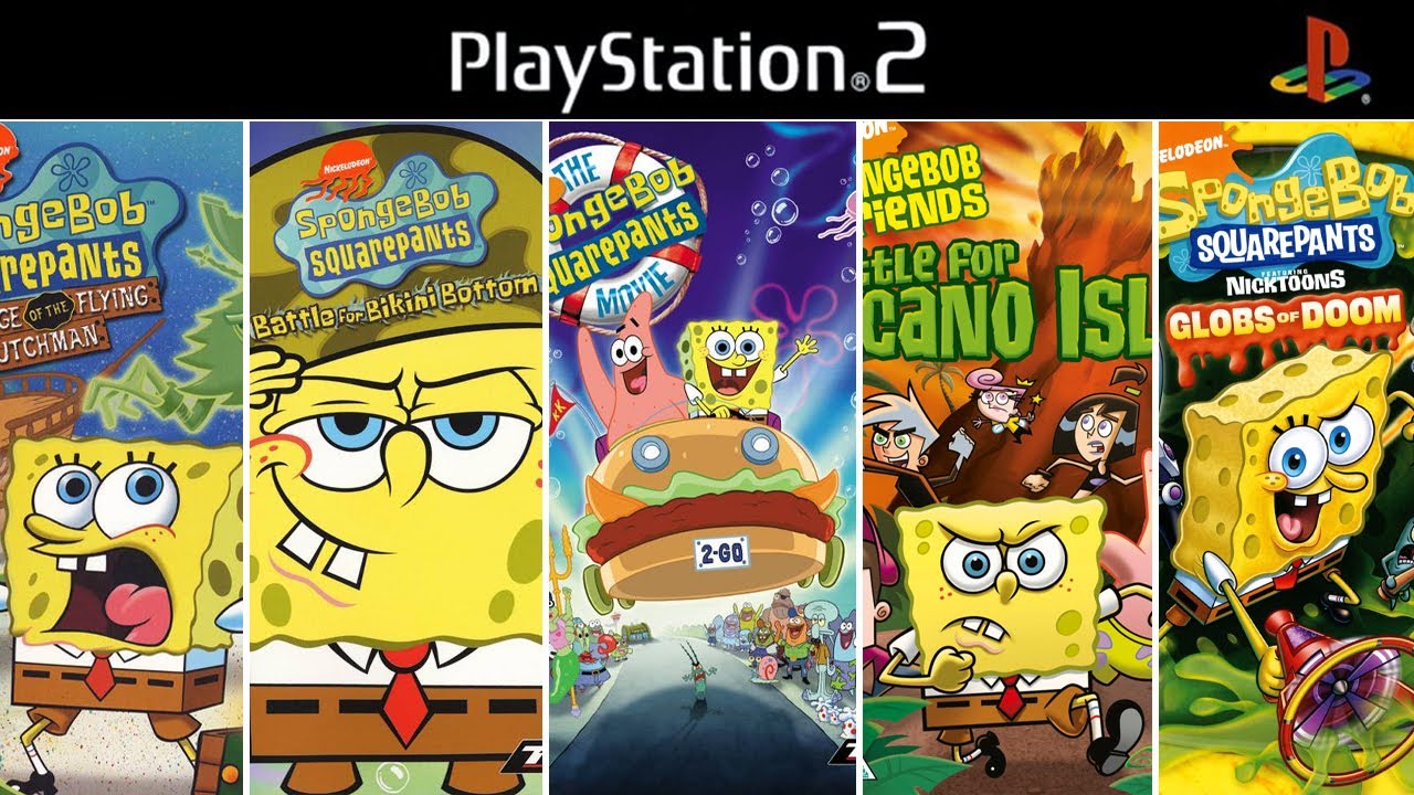 Spongebob Squarepants Games For Ps2 Youtube