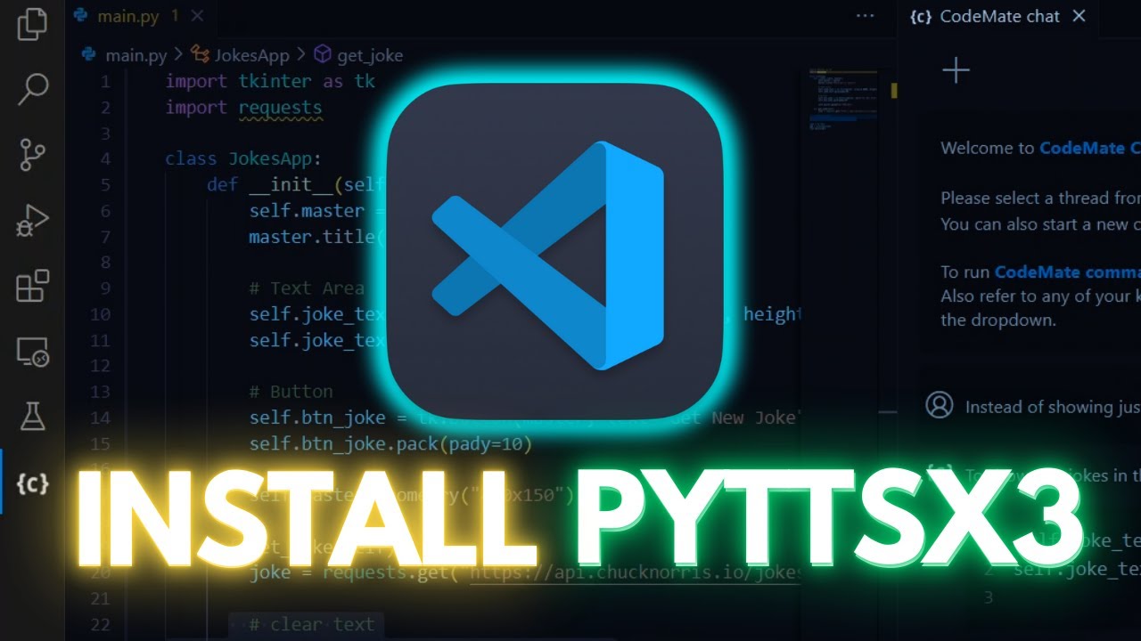 How To Install Pyttsx3 In Visual Studio Code Pip Install Pyttsx3