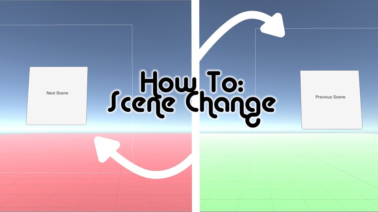 How To Change Between Two Scenes In Unity Via A Button Press Code