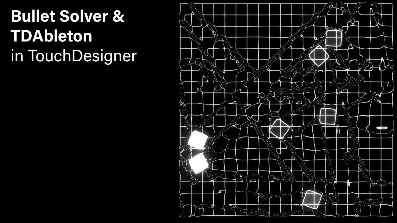 Bullet Solver And Tdableton In Touchdesigner Youtube