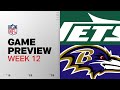 New York Jets Vs Baltimore Ravens Full Game 2025 Nfl Season Week 12 ...