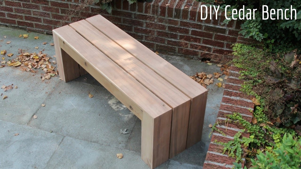 Easy Diy Outdoor Bench Seating