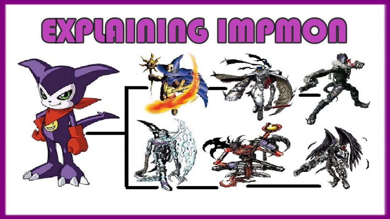 Digimon Tamers Impmon Evolution Explaining Digimon Impmon