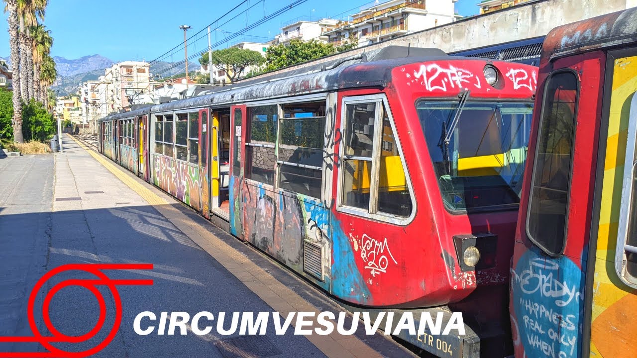 Circumvesuviana Train From Sorrento To Naples Youtube
