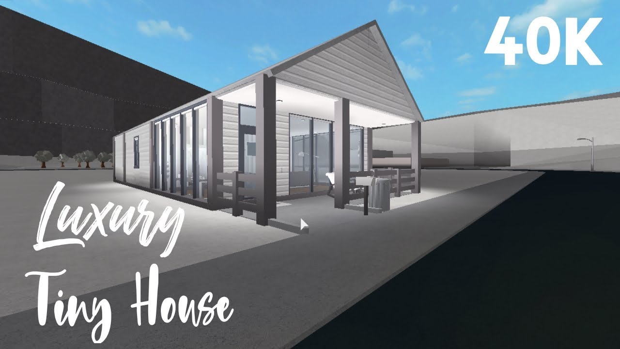 Roblox Bloxburg Luxury Tiny House 40k Youtube