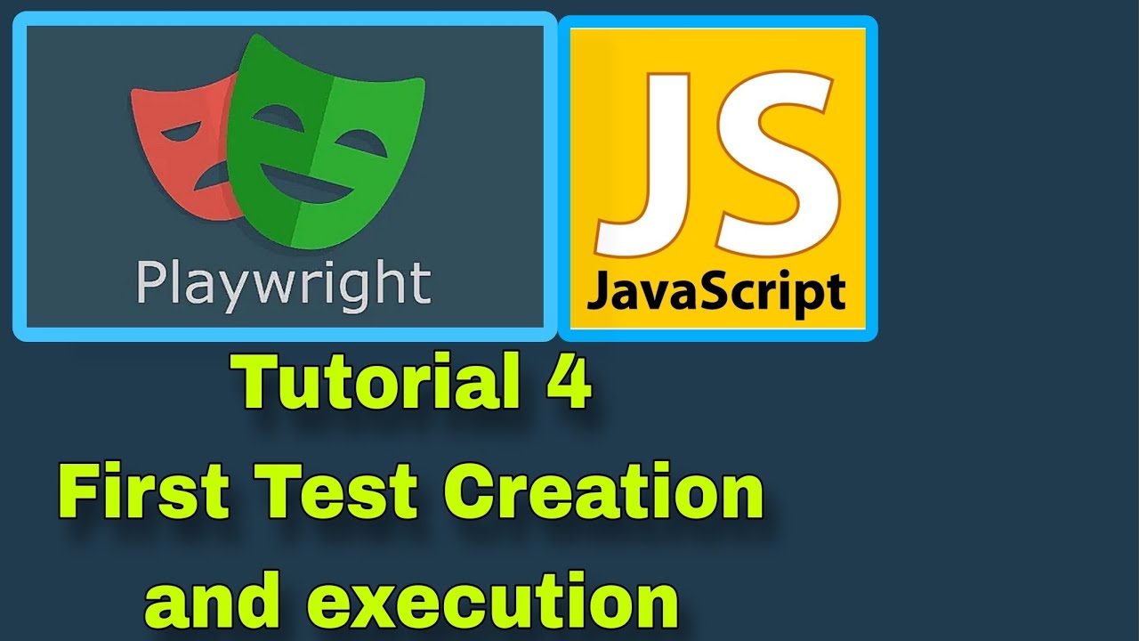 Playwright With Javascript 4 First Test Creation Execution Youtube