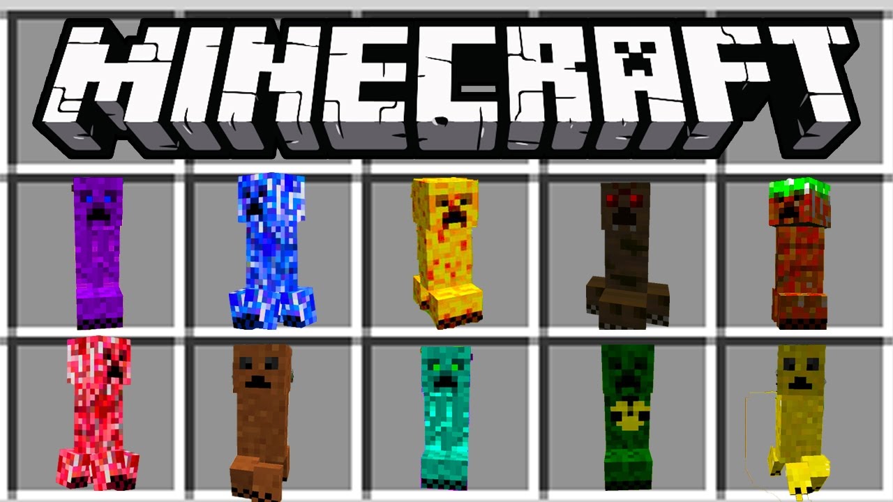 Novos Creepers No Minecraft Youtube