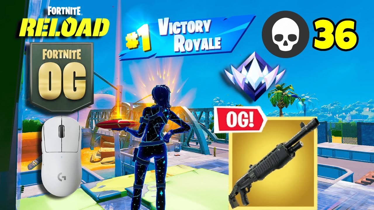 Fortnite Reload High Kill Solo Ranked Win Full Gameplay Keyboard
