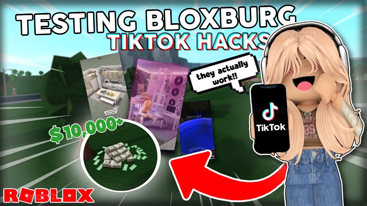 Testing Bloxburg Tiktok Hacks Giving Away Robux рџ Roblox Bloxburg