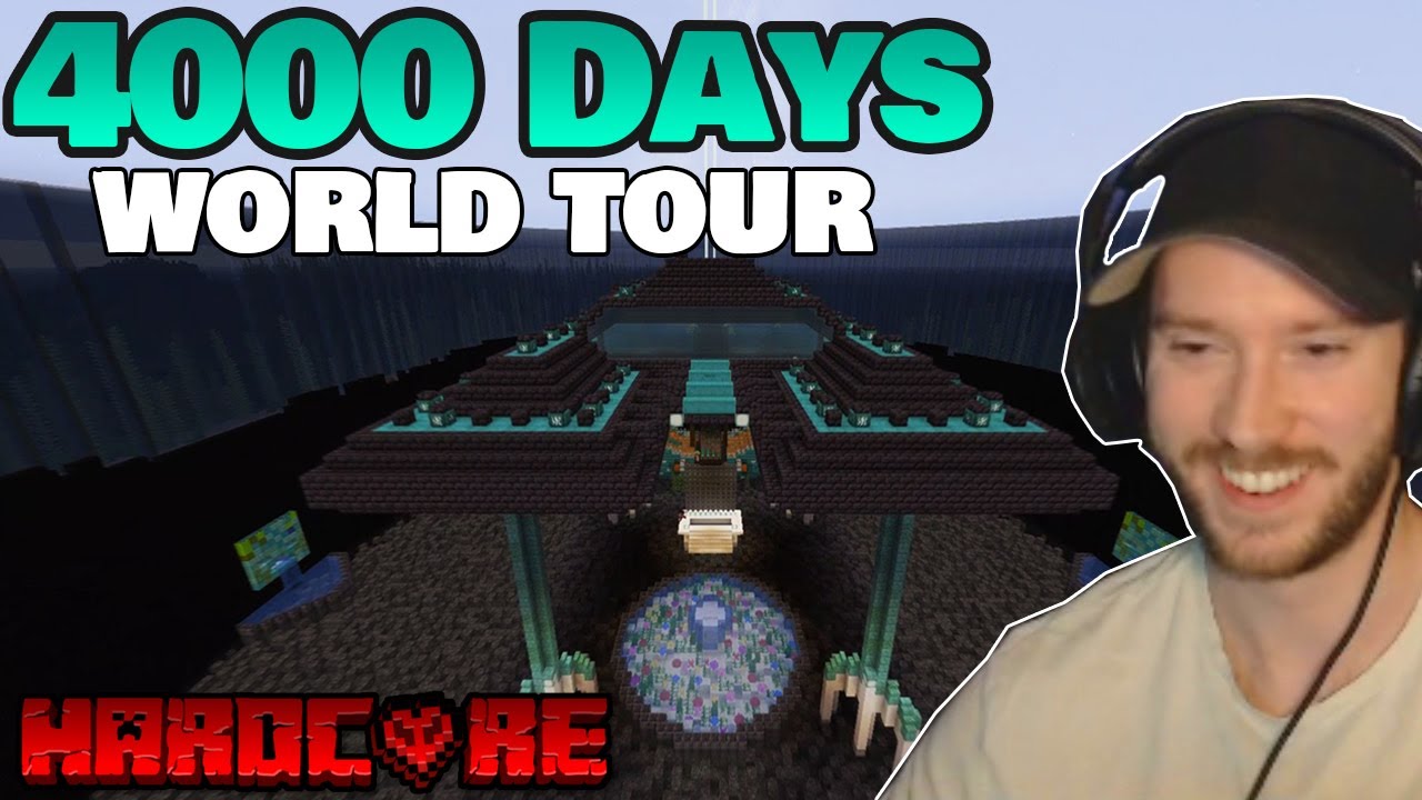 4000 Days Hardcore Minecraft World Tour Youtube
