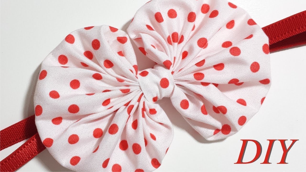 рџћђ Fabric Hair Bow Tutorial Youtube