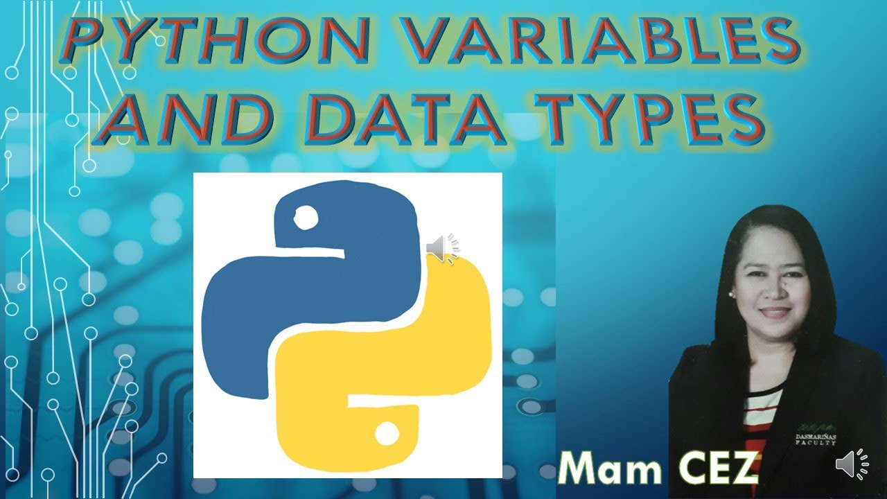 Python Variables And Data Types Youtube