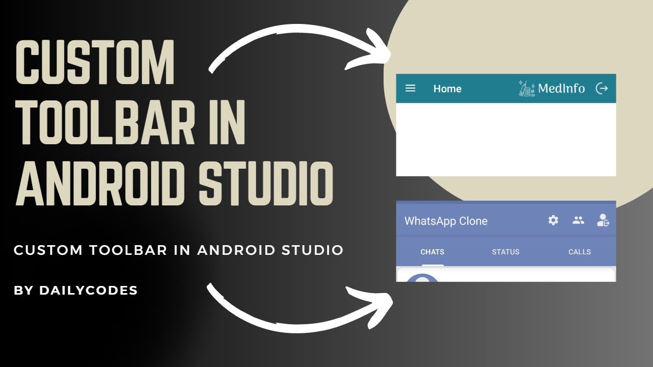 Custom Toolbar In Android Android Studio Java Android App