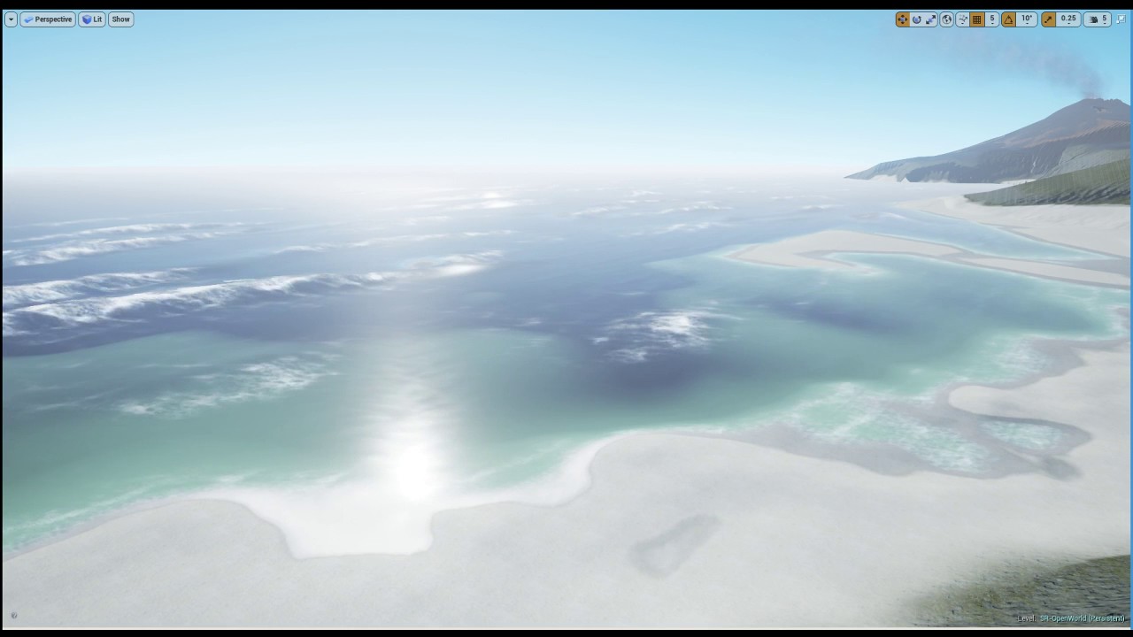 Unreal Engine 4 Ocean Waves Youtube