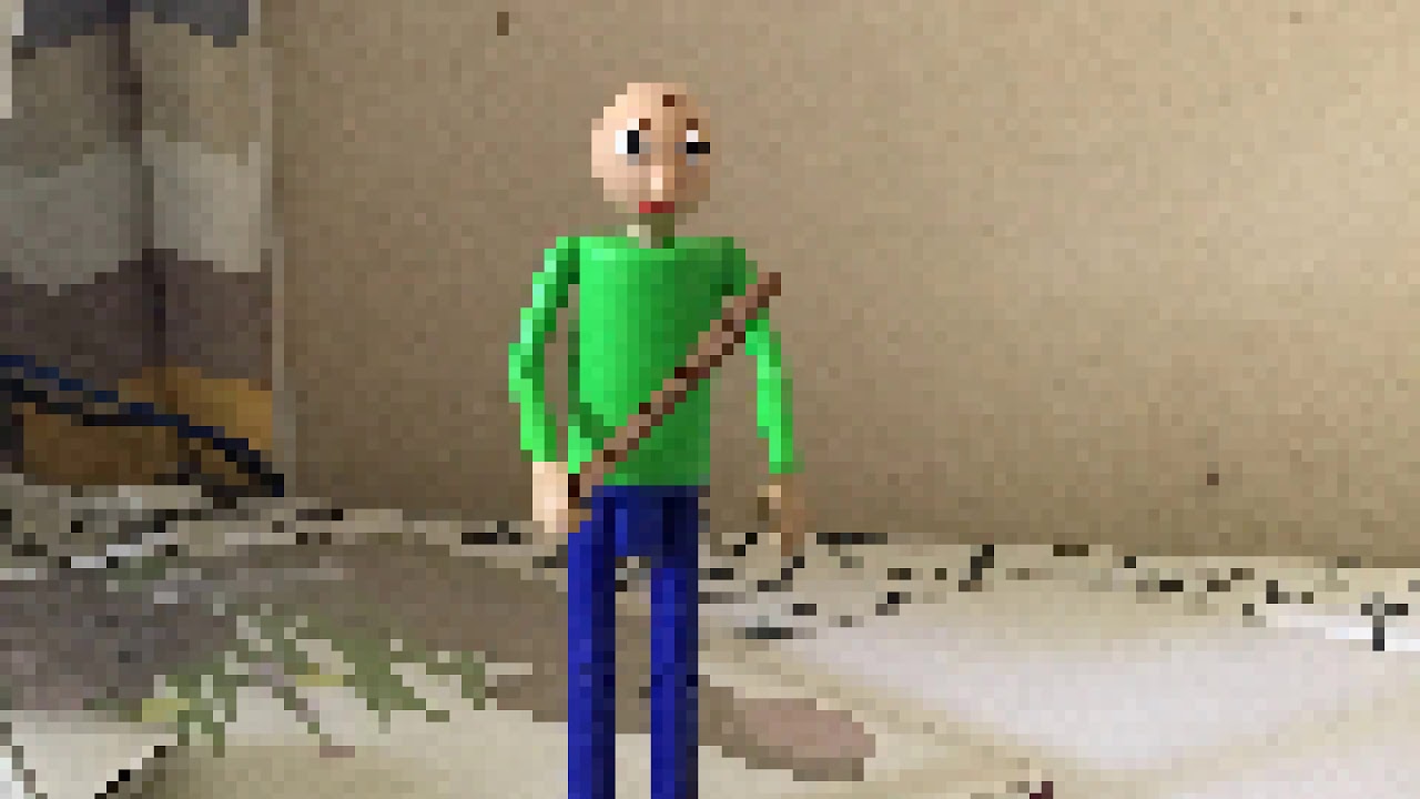 Baldi Slapping Ruler And Waving Youtube