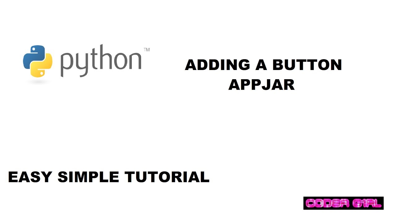 Adding A Button In Appjar Python 3 Youtube
