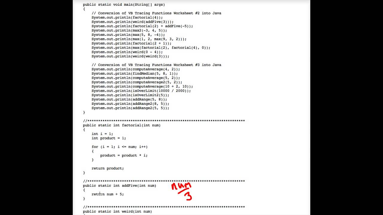 Java Tracingstaticmethodsdemo Youtube