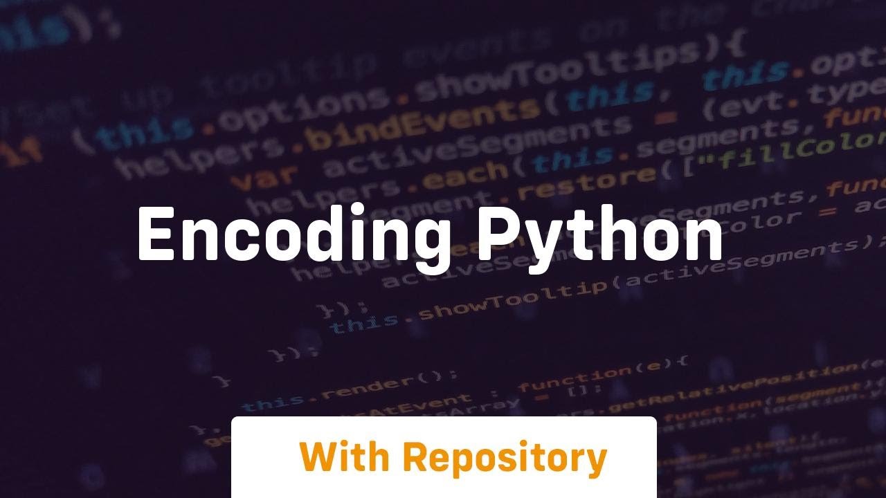 Encoding Python Youtube
