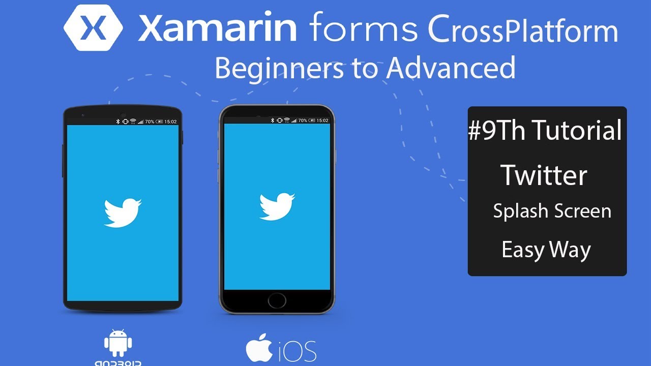 Xamarin Forms Welcomescreen Fading Splash Screen Tutorial 9 Youtube