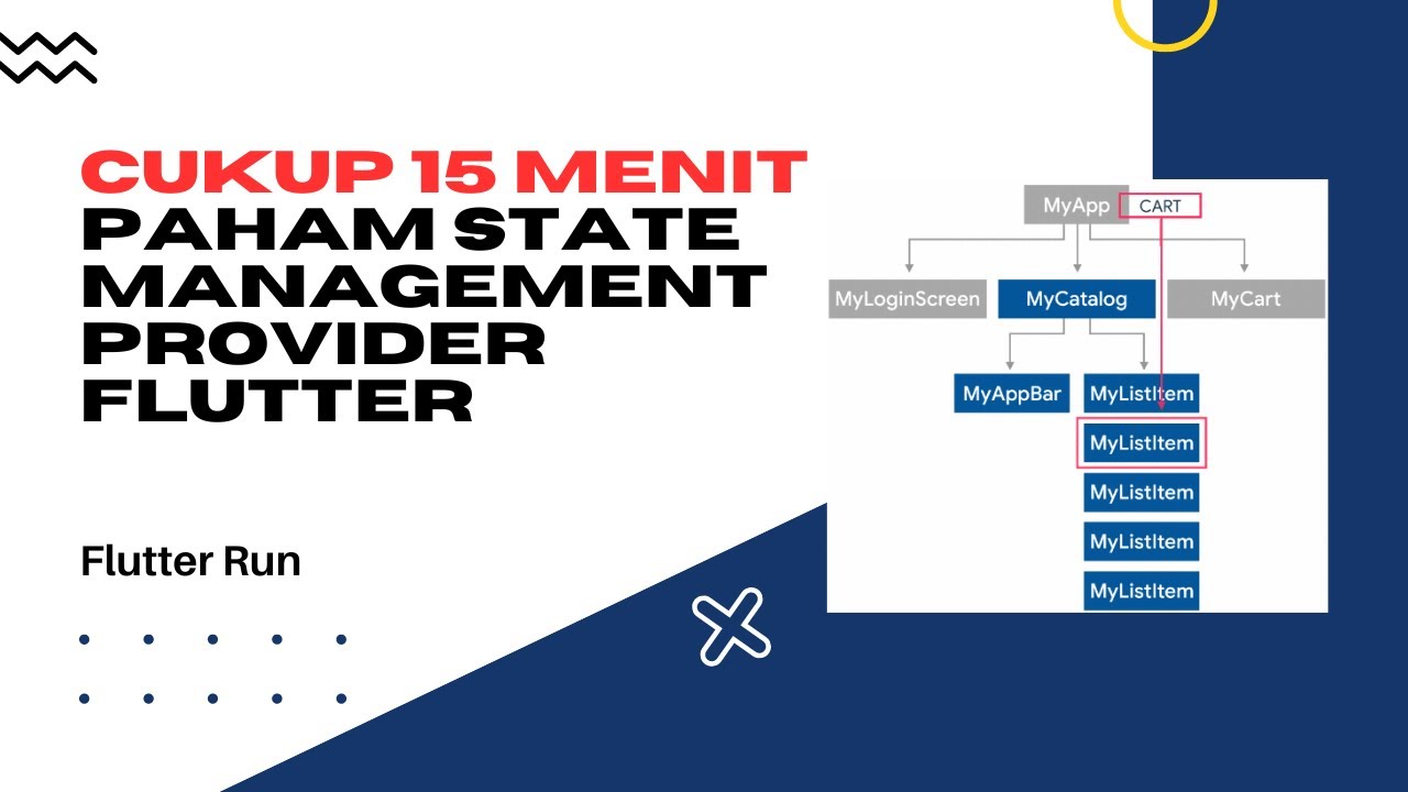 Cukup 15 Menit Paham State Management Provider Flutter Run Youtube