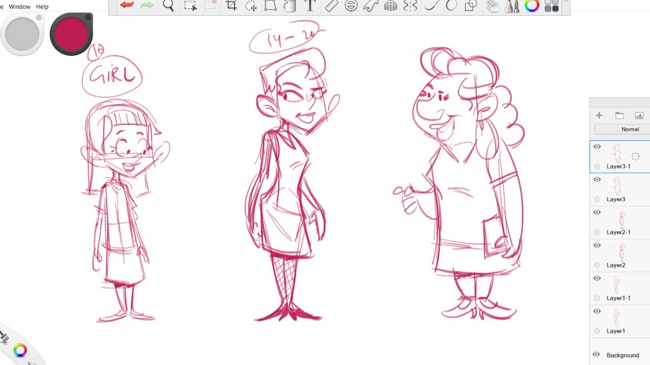 How To Draw Female Body Cartoon