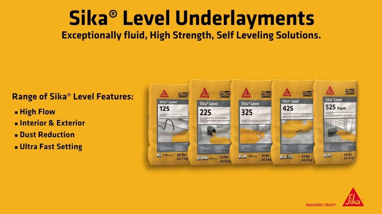 Sika Level Underlayments Youtube