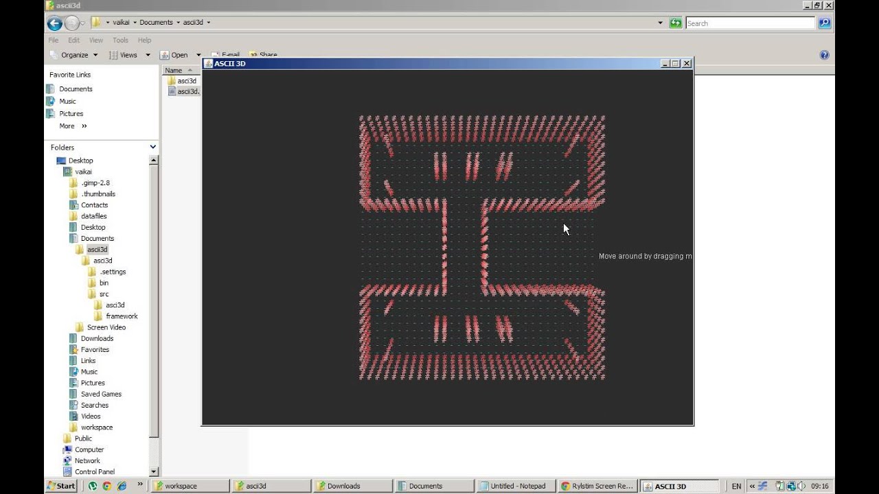 Java 3d Ascii Source Code Youtube