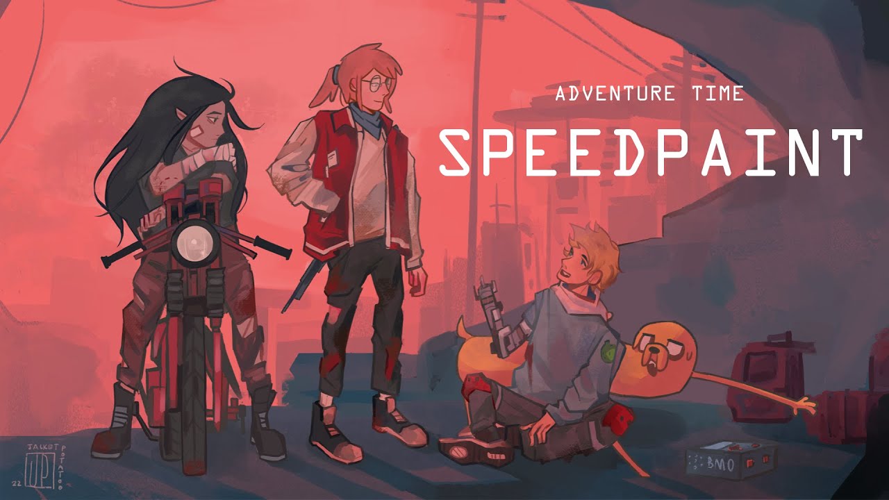Apocalypse Au Adventure Time Speedpaint Youtube