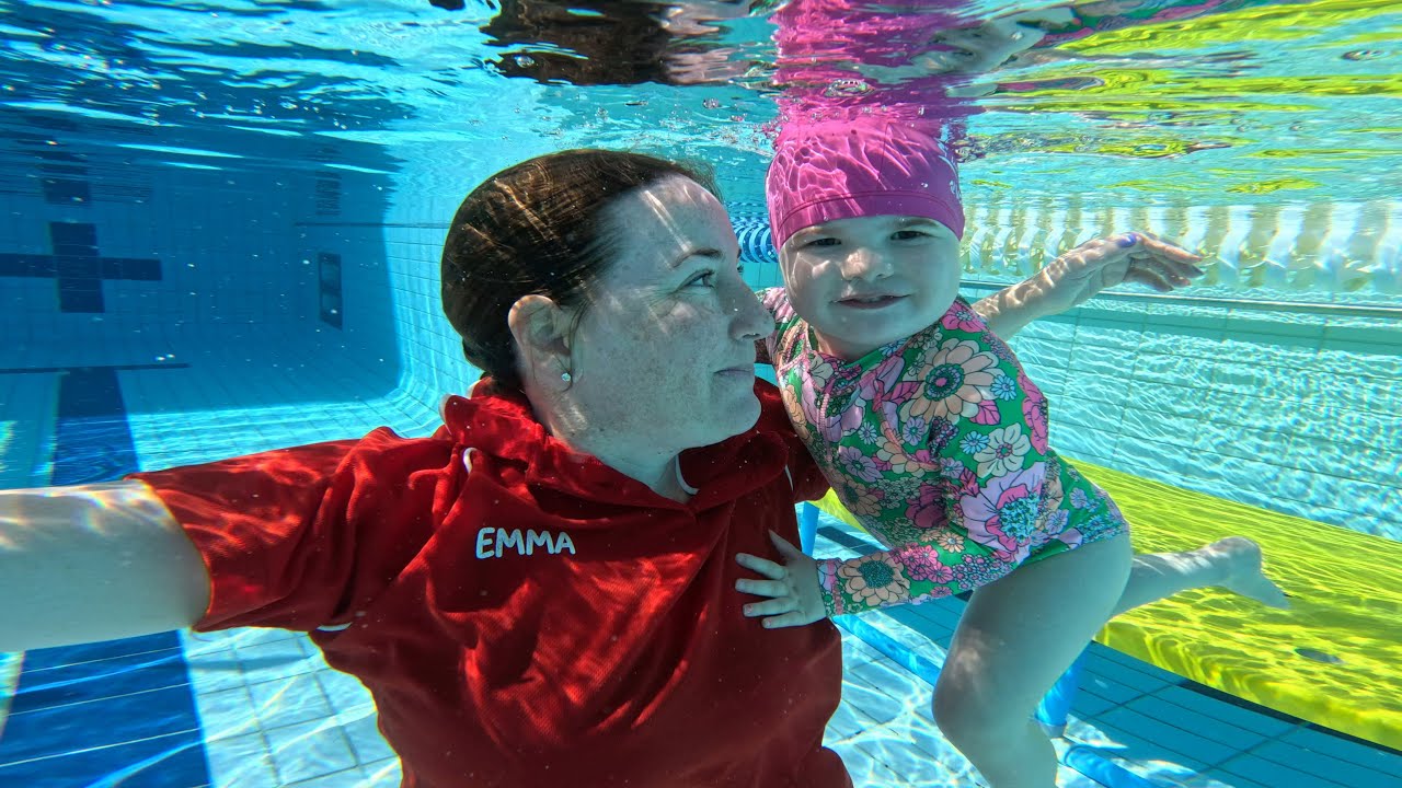Underwater Swimming For 2 Year Olds Youtube