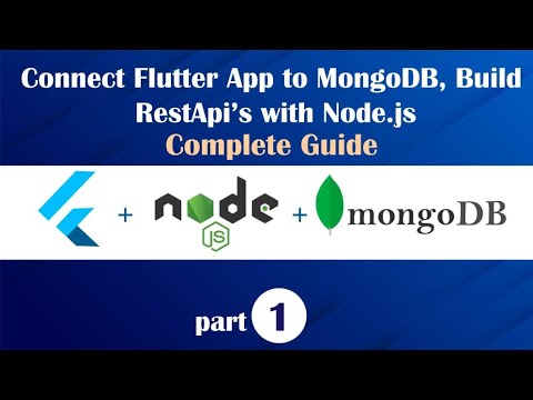 Part 1 Node Js And Flutter Build Restapi Mongodb Part 1 Youtube