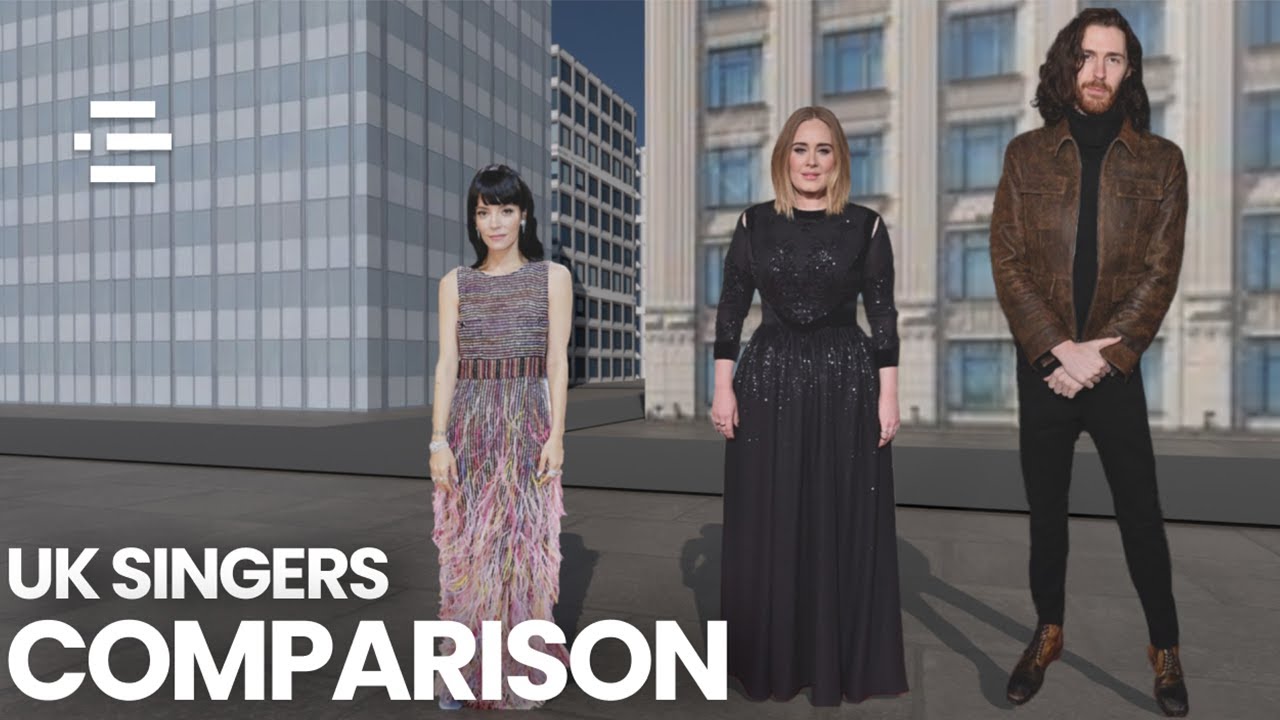 Height Of British Singers From Shortest To Tallest 3d Comparison