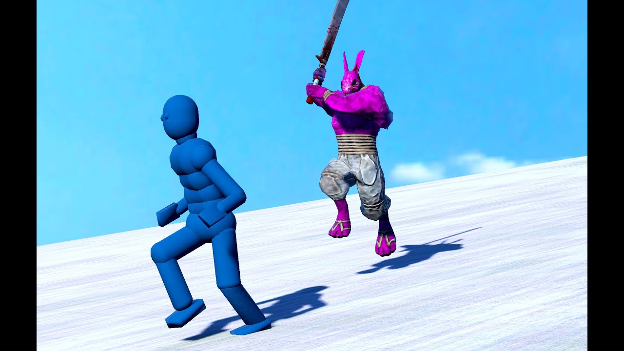 Making Fight With Npc Active Ragdoll Physics Youtube