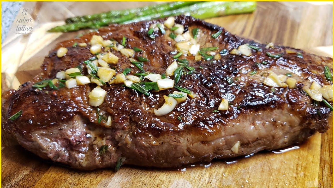 рџ ґ New York Steak рџ ґen Sarten Bien Jugoso Receta Facil Y Rica Youtube