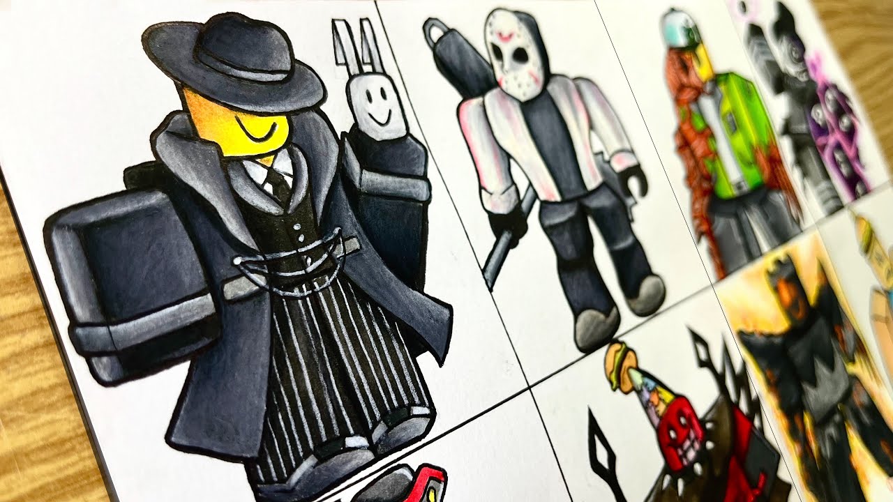 Drawing Forsaken All Killers Coolkidd 1x1x1x1 John Doe Jason