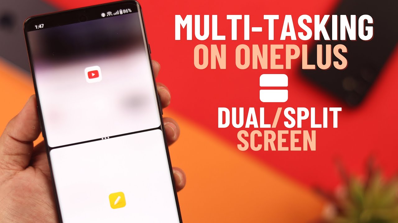 How To Use Split Screen On Oneplus Multitask Dual Screen Youtube