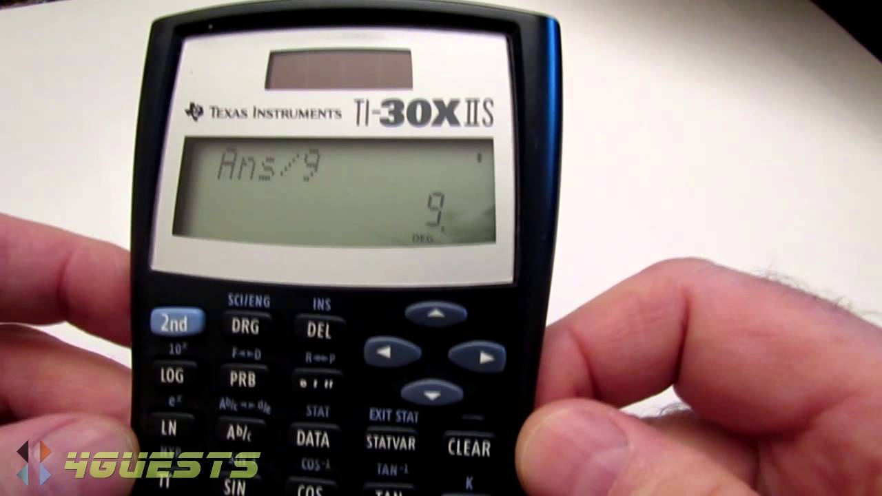 Ti 30x Iis Tutorial Basic Arithmetic Youtube