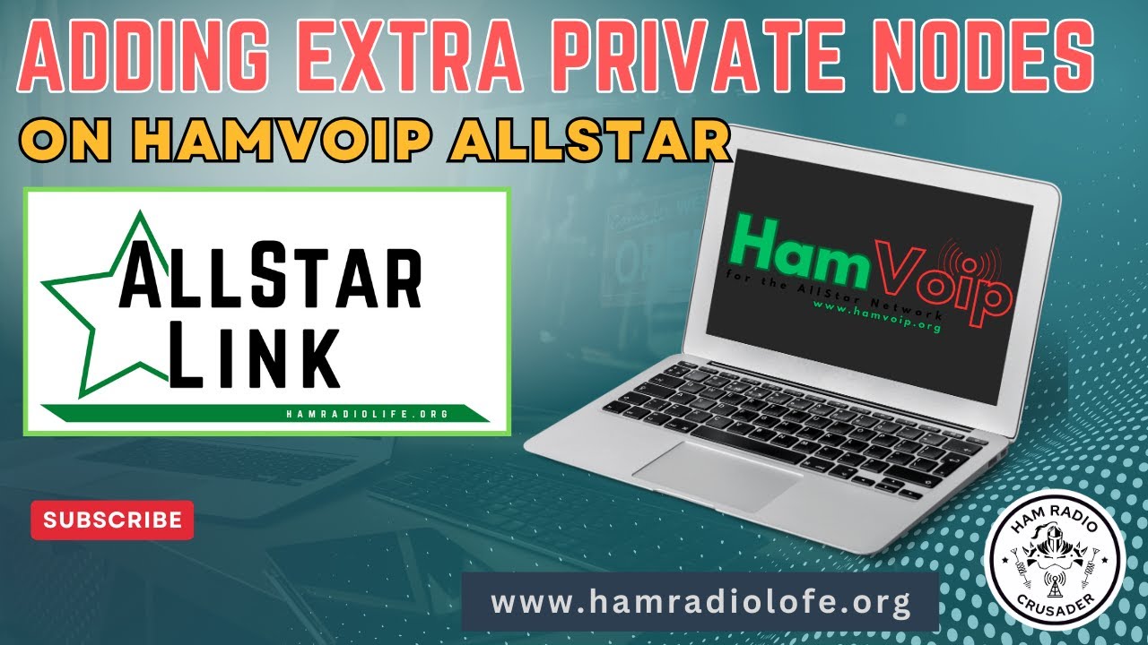 How To Add Private Nodes To Allstar Hamvoip Version Youtube