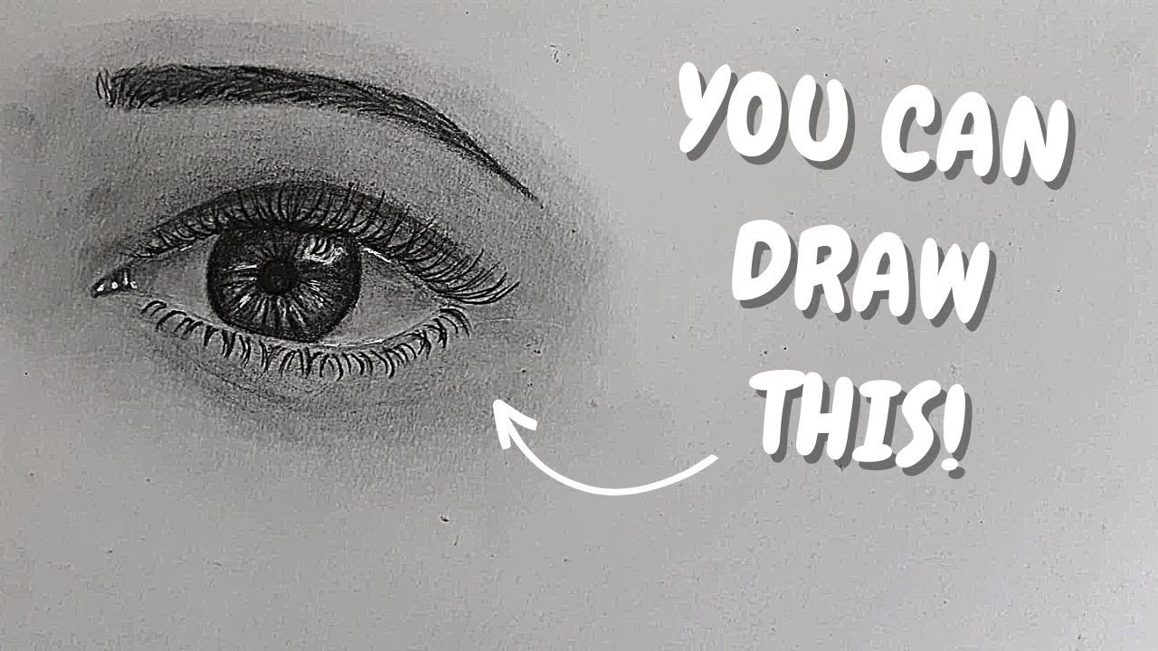 A Beginner Tutorial For Drawing Eye Step By Step Youtube