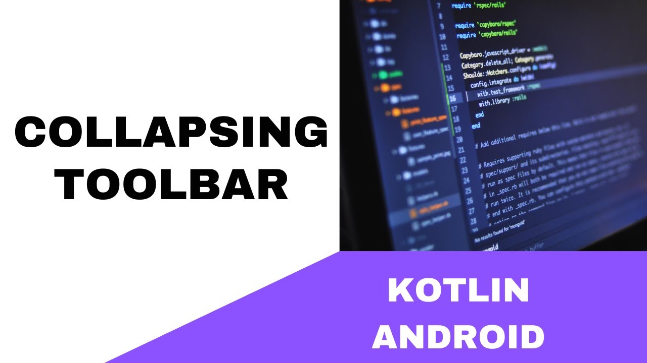 Android Collapsing Toolbar Tutorial In Kotlin Youtube