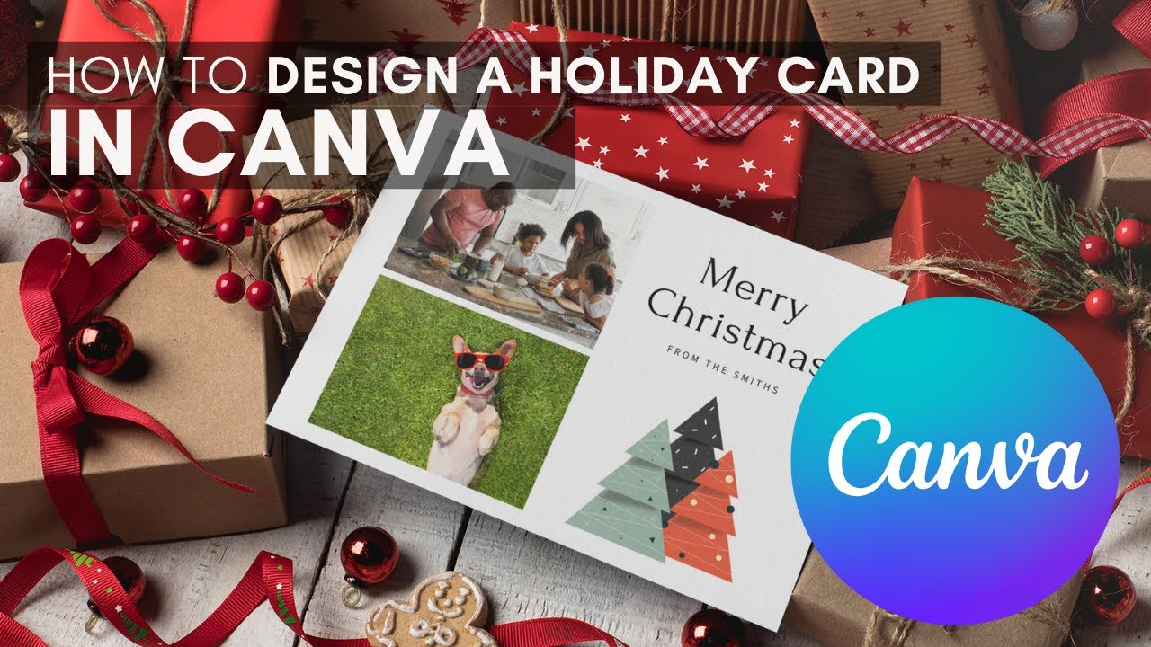 How To Design A Holiday Card In Canva Diy Digital Christmas Card In