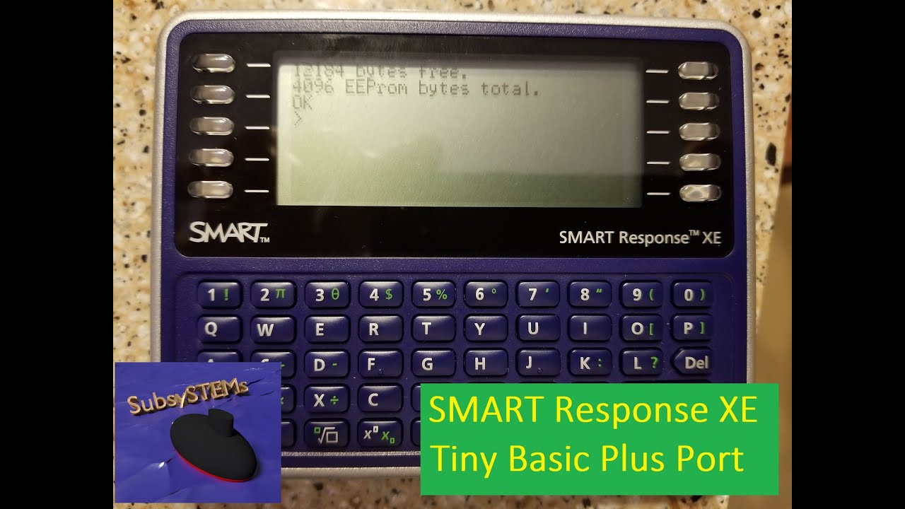 Smart Response Xe Tiny Basic Port Youtube