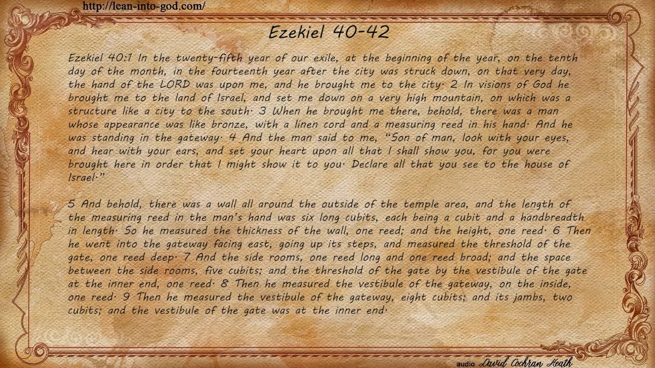 Ezekiel 40 42 Youtube