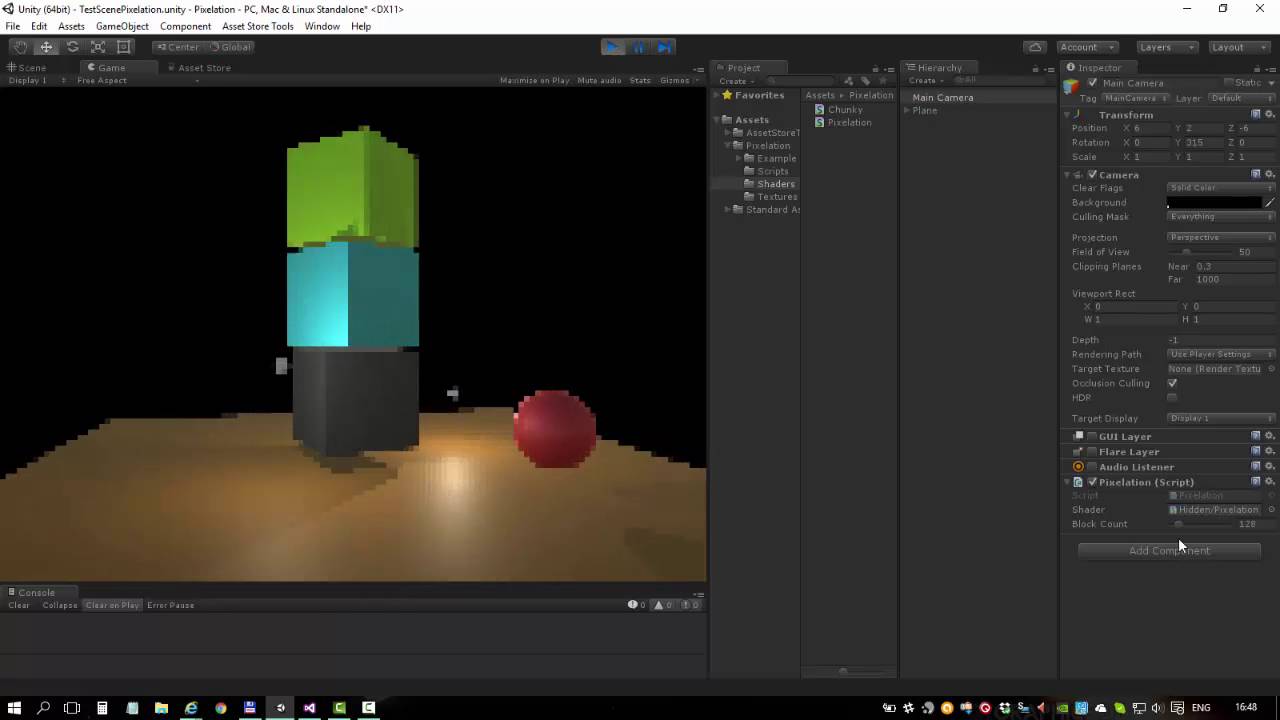 Unity3d Pixelation Youtube