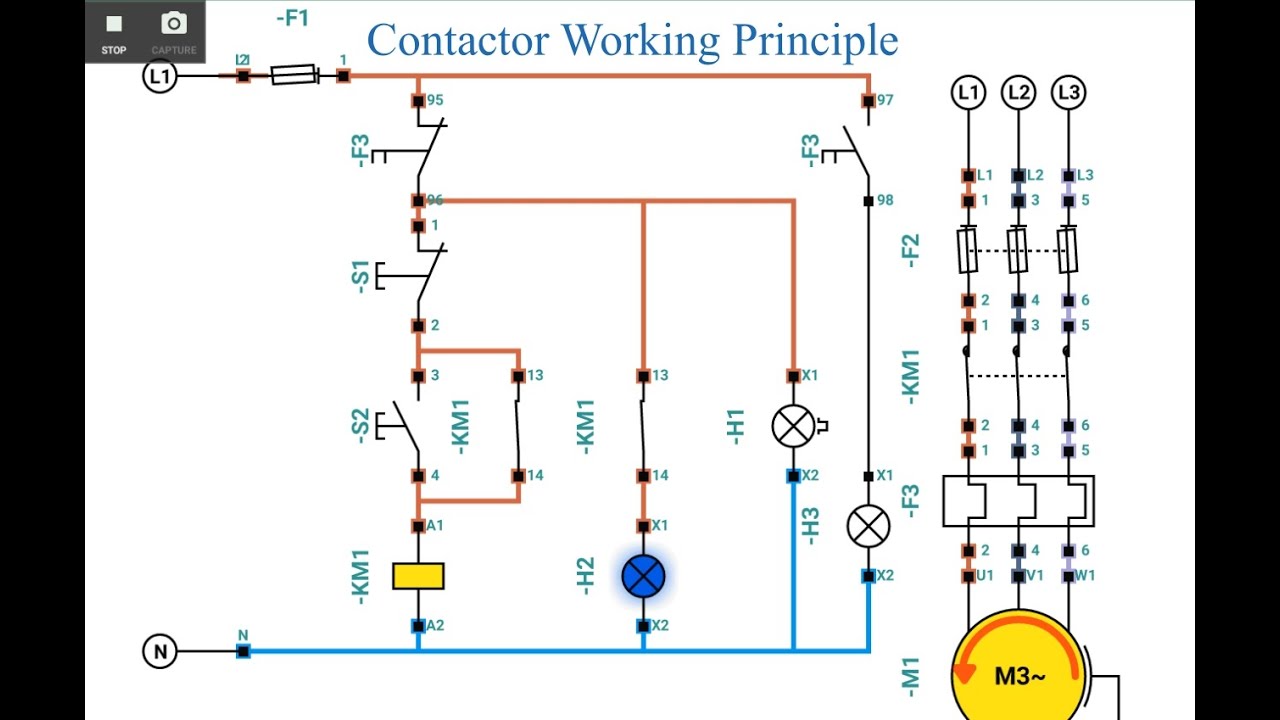 Contactor Working Principle Youtube
