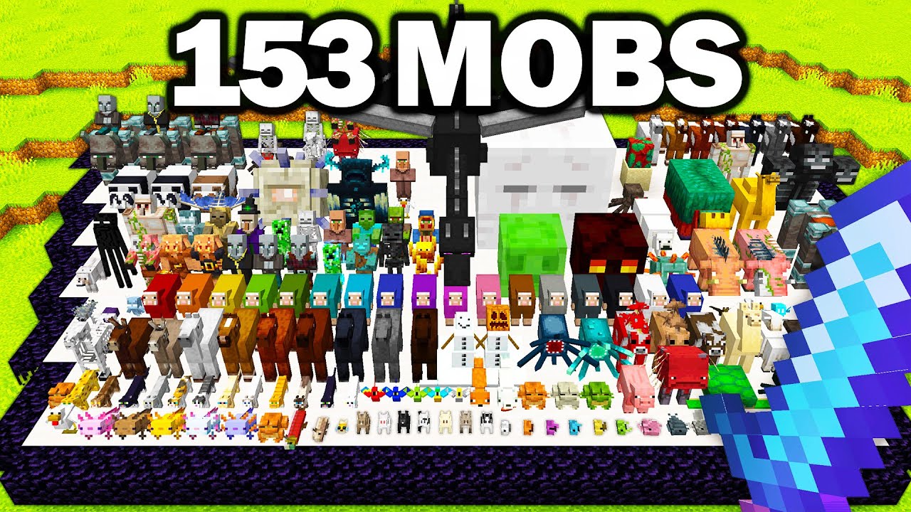 I Trapped Every Minecraft Mob In 36 Hours Youtube