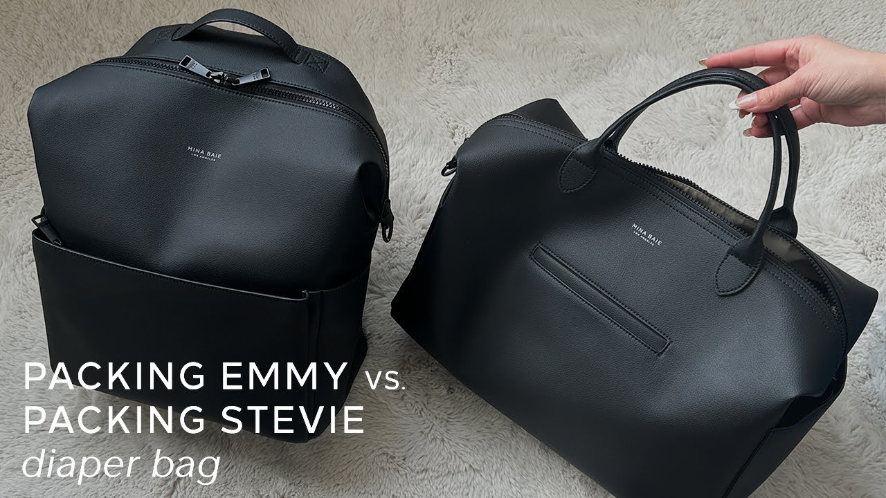 Packing Emmy Vs Stevie Diaper Bag Youtube