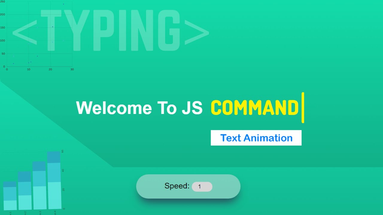 Auto Typing Text Animation Using Html Css Javascript Typing Effect On