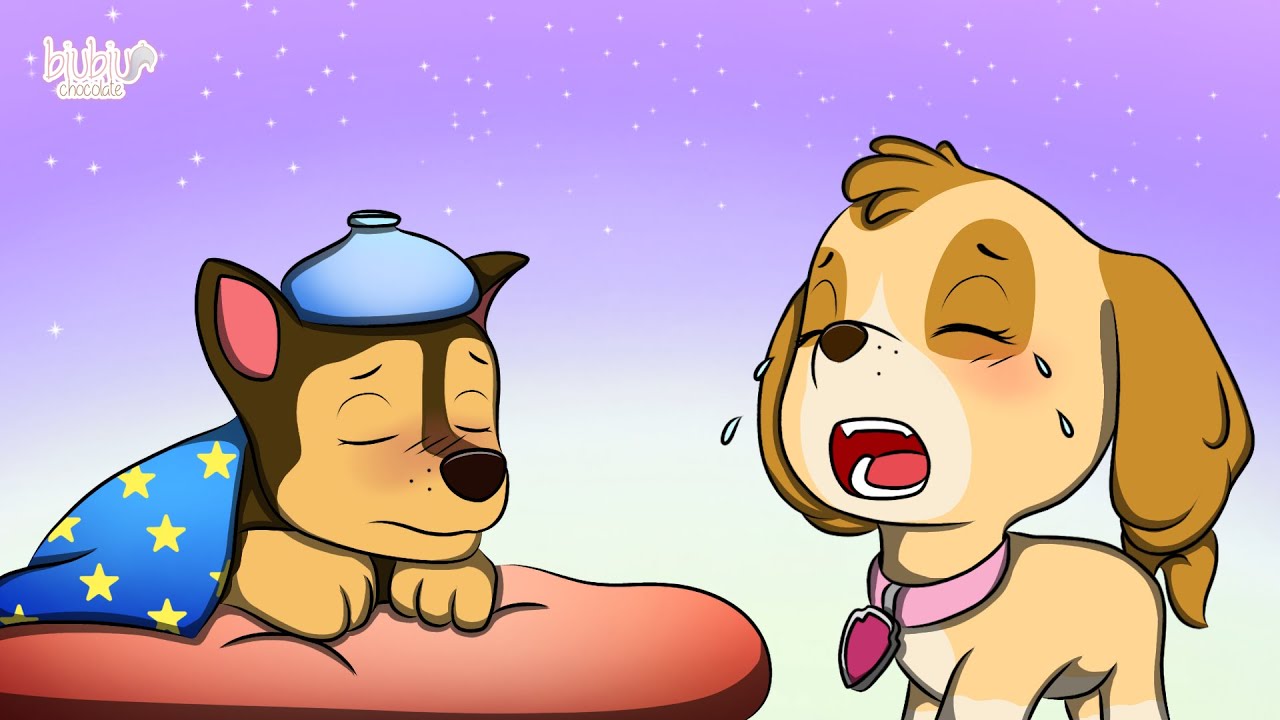 Skye Is Sad Because Chase Is Getting Sick Paw Patrol Chase X Skye
